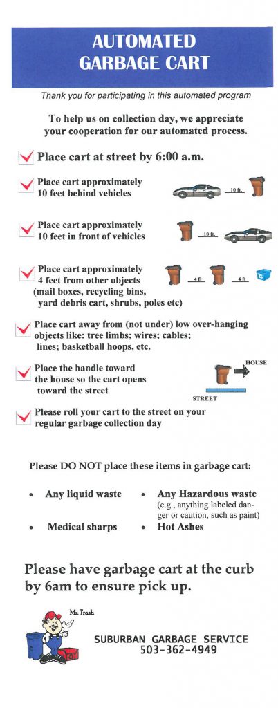 Services | Suburban Garbage Service